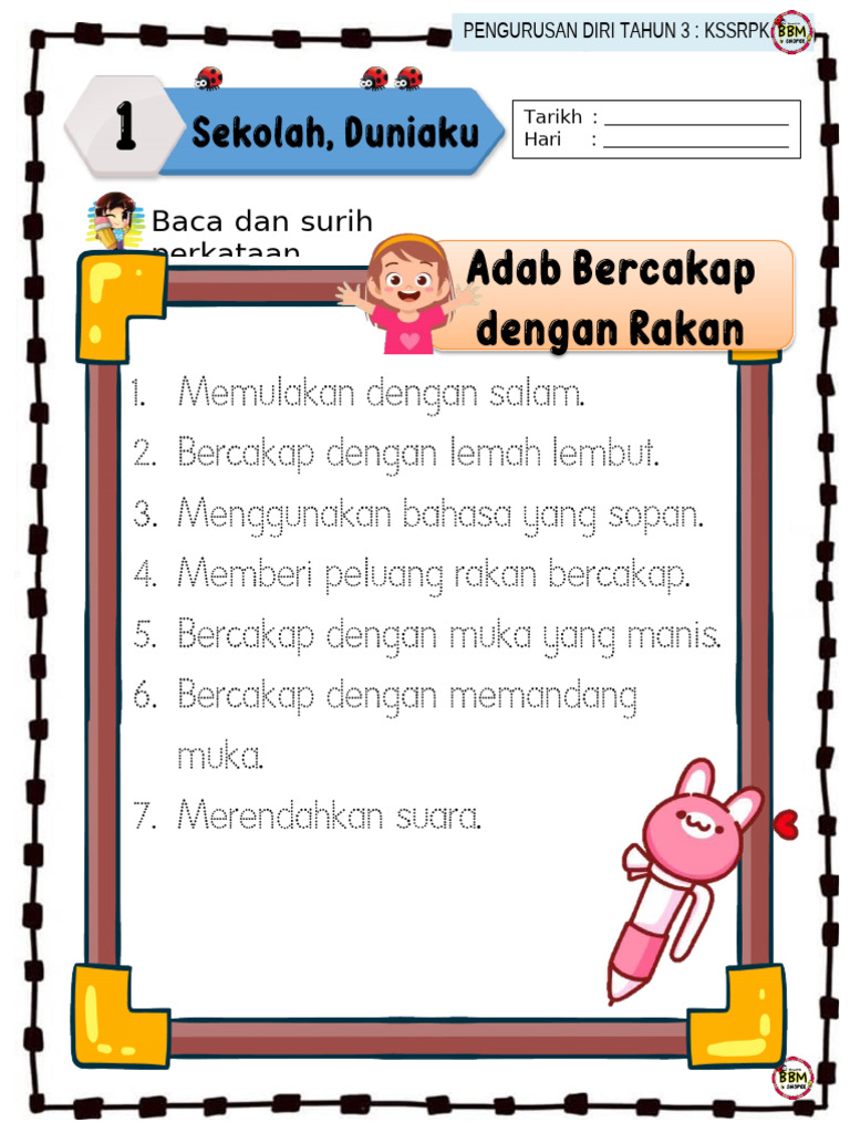 adab bercakap 3 | PDF