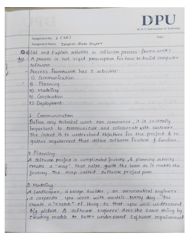 SE Assignment1 | PDF