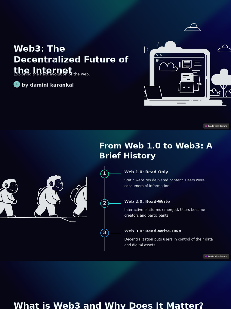 Web3 the Decentralized Future of the Internet (2) | PDF
