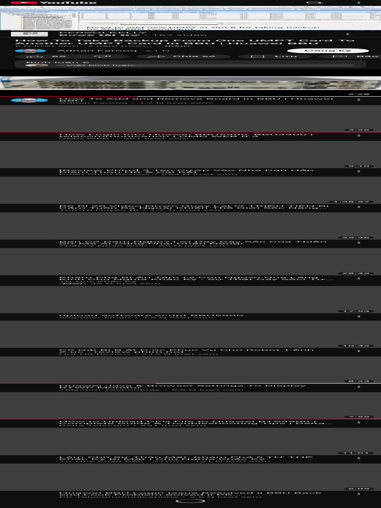 How To Take Backup From One UMPT Card To Another UMPT Card in BBU Huawei BBU - YouTube | PDF