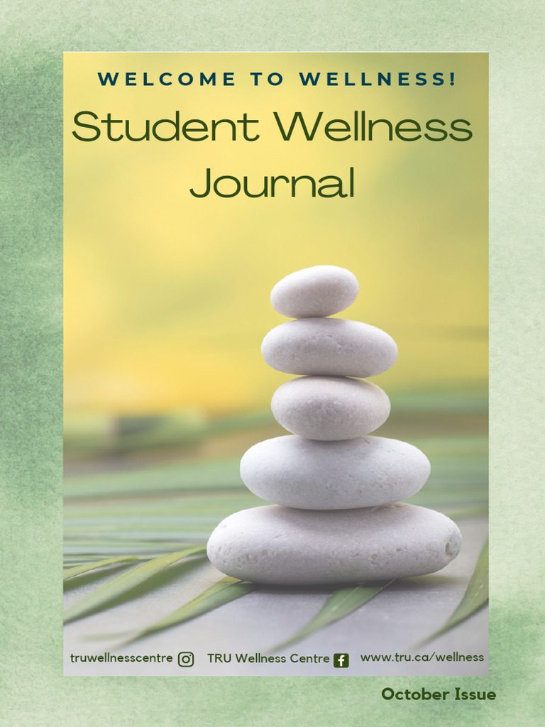 TRU Student Wellness Journal: October Edition | PDF | Sleep | Chocolate