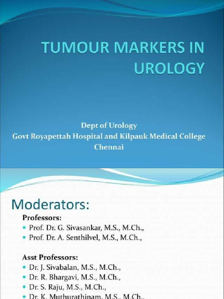 Tumour Markers in Urology | PDF