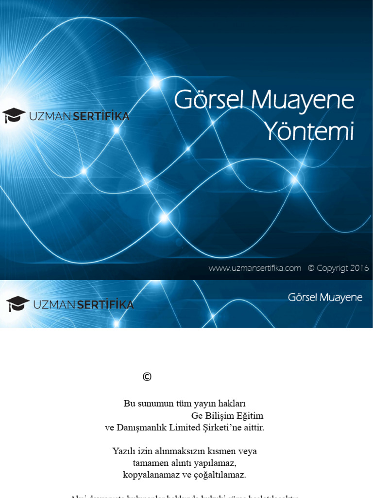 02 NDT Gorsel Muayene | PDF