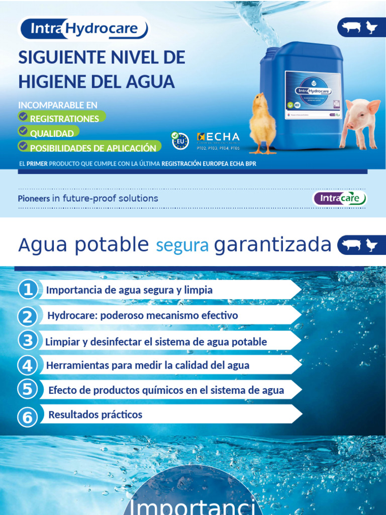 Esp Hydrocare Porcino | PDF | Agua | Contaminación