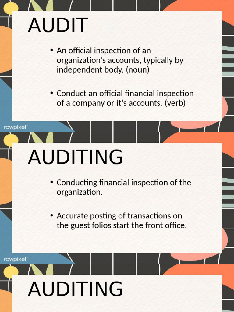 Night Audit Lesson 1 2 | PDF