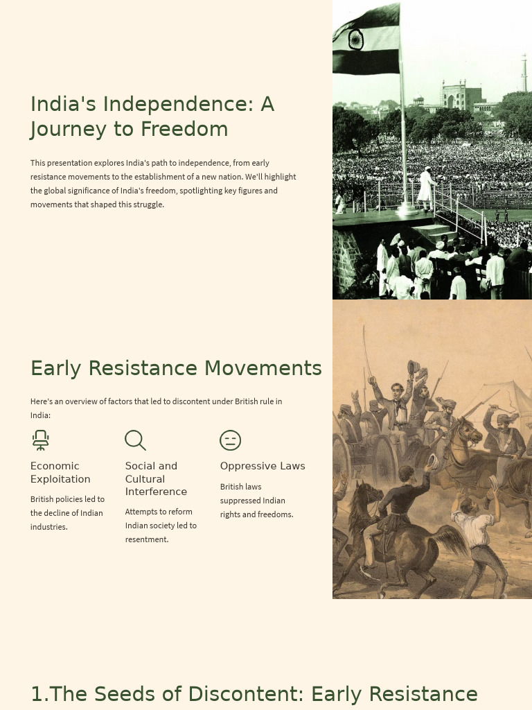 India's Path to Independence | PDF | Mahatma Gandhi | Partition Of India