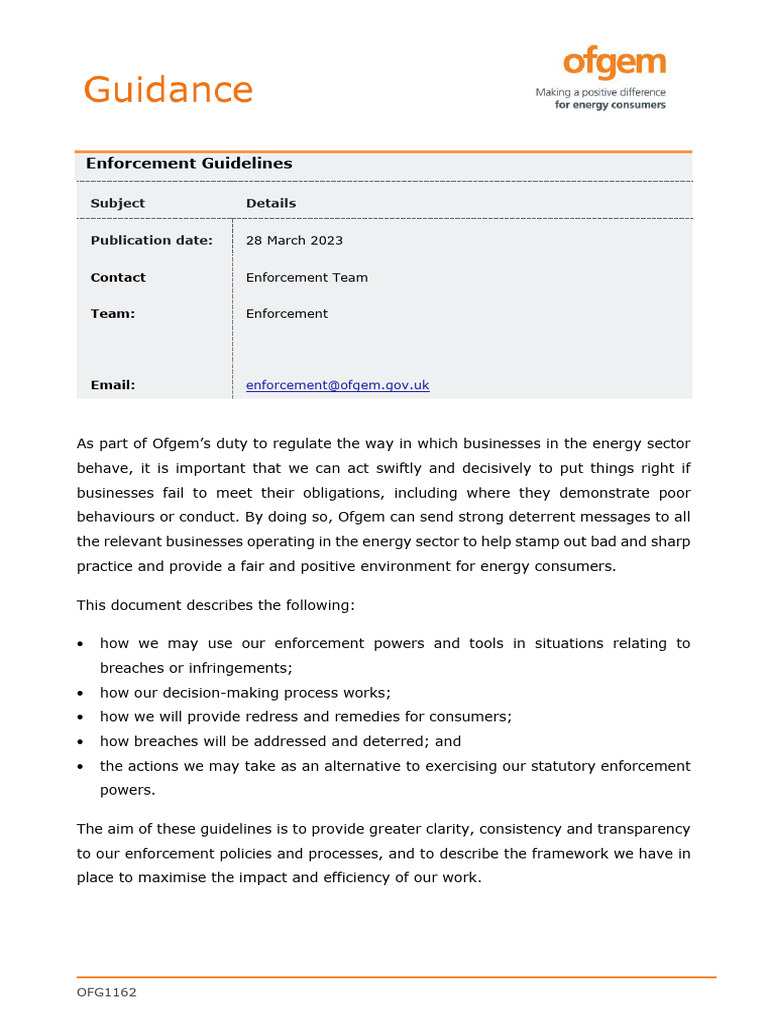 Enforcement Guidelines v11 March 2023 | PDF | Regulatory Compliance ...