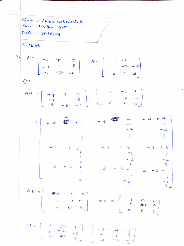Math Problem Solutions and Analysis | PDF