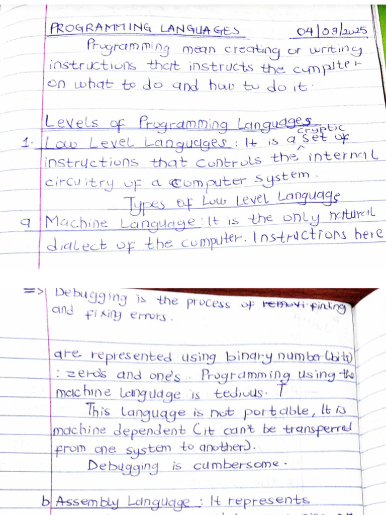 Cos 111 - Programming Languages | PDF