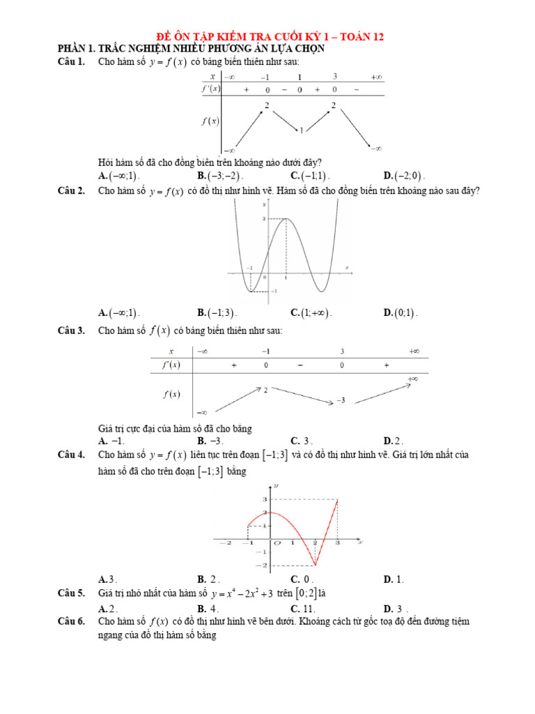 de-on-tap-toan-12 | PDF