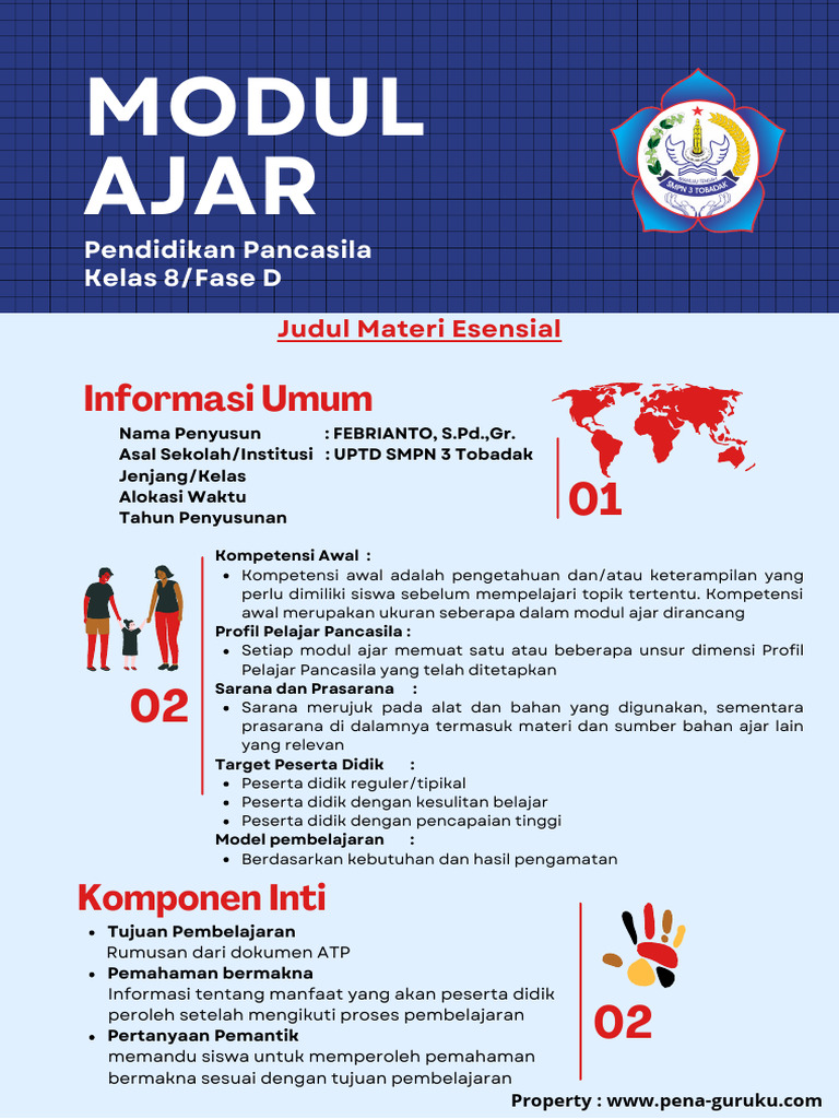 Format Modul Ajar | PDF