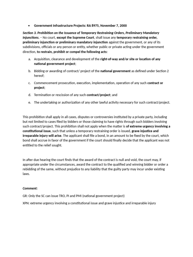 Government Infrastructure Projects | PDF