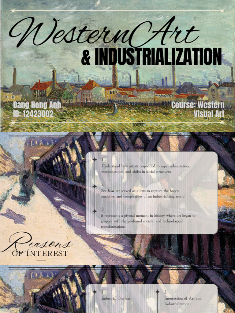 Art's Response to Industrialization | PDF | The Arts | Paintings