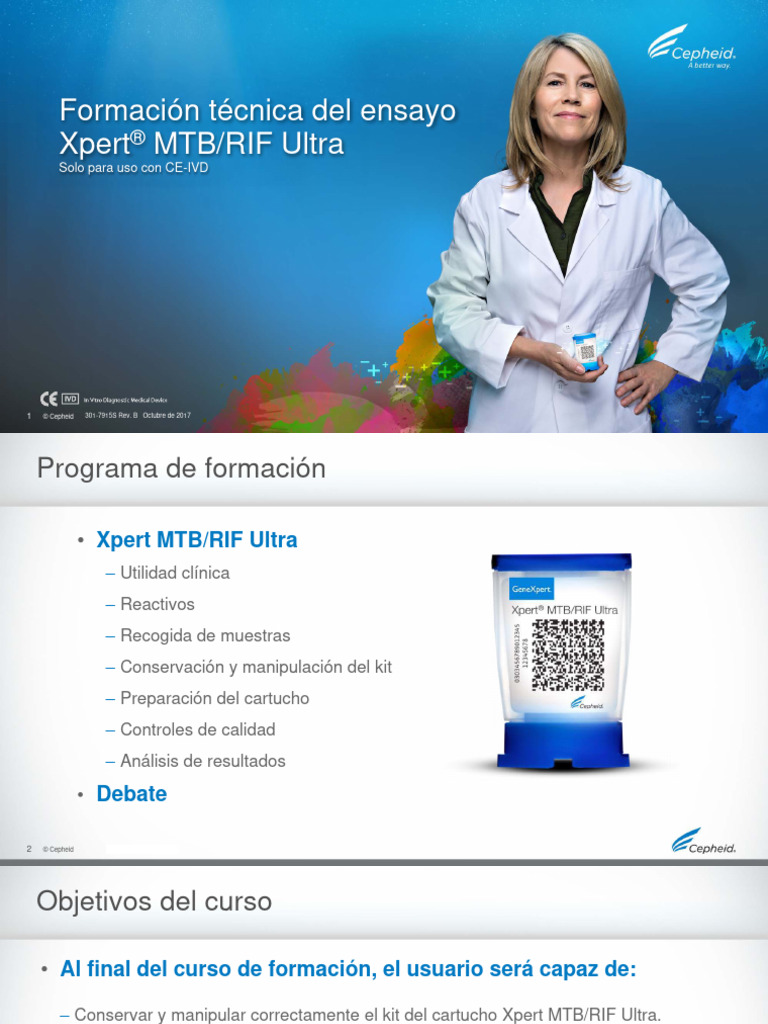 Cepheid Xpert MTB Rif Ultra Technical Training Presentation Ce Ivd 301 ...