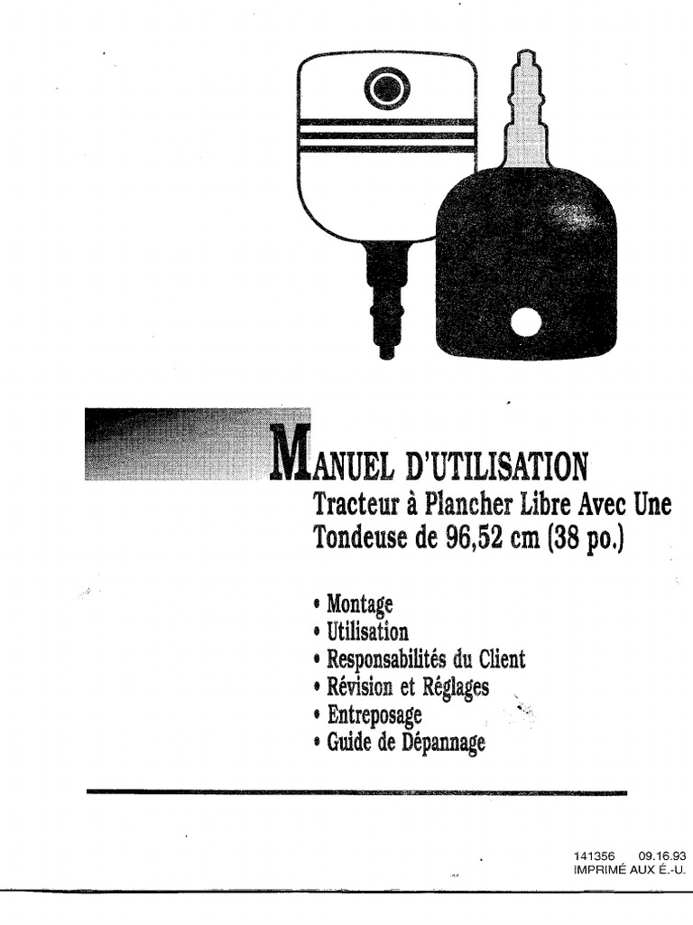 Manuel Utilisateur Bernard Loisirs BL1238T | PDF