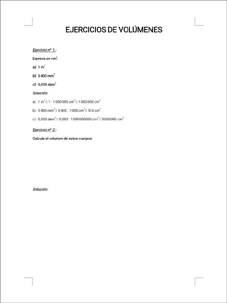 Word2pdf - Ejercicios de Cc3a1lculo de Volumenes - 1730050743975 | PDF
