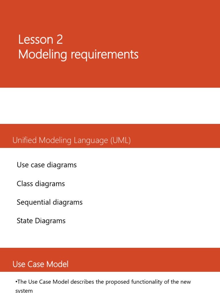 W2-3 Module 002 Modeling Requirements PPT | PDF | Use Case | Computing
