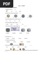 Grade 2 Indian Money Counting Worksheet | PDF