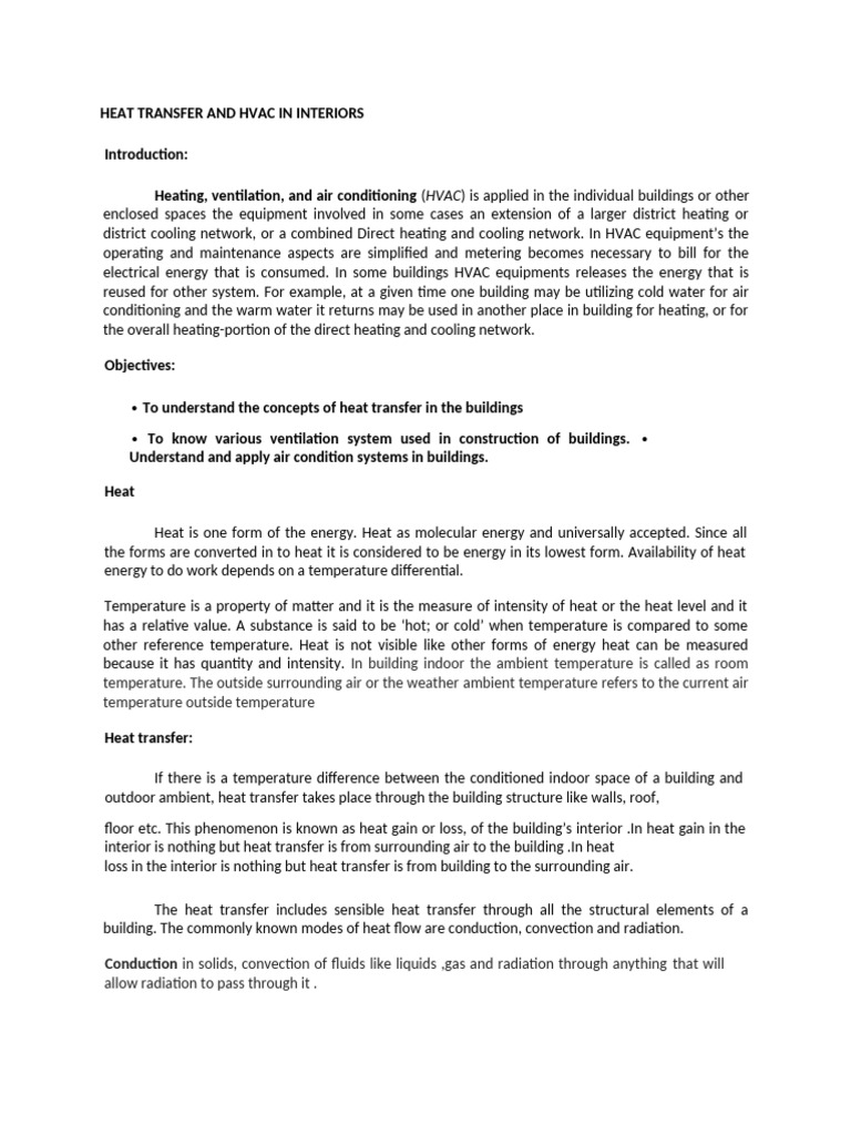 GBT Unit-3 | PDF | Heat Transfer | Air Conditioning