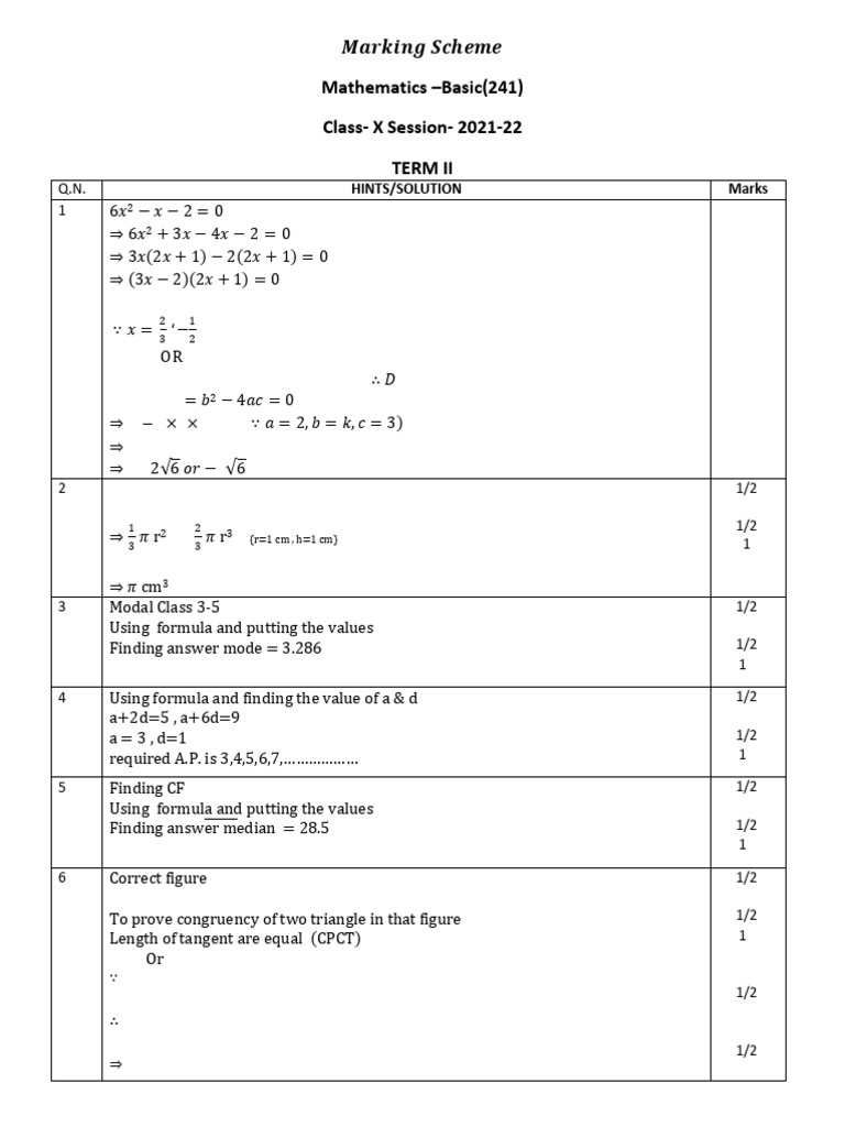 x-maths-basic-key | PDF | Sphere | Circle