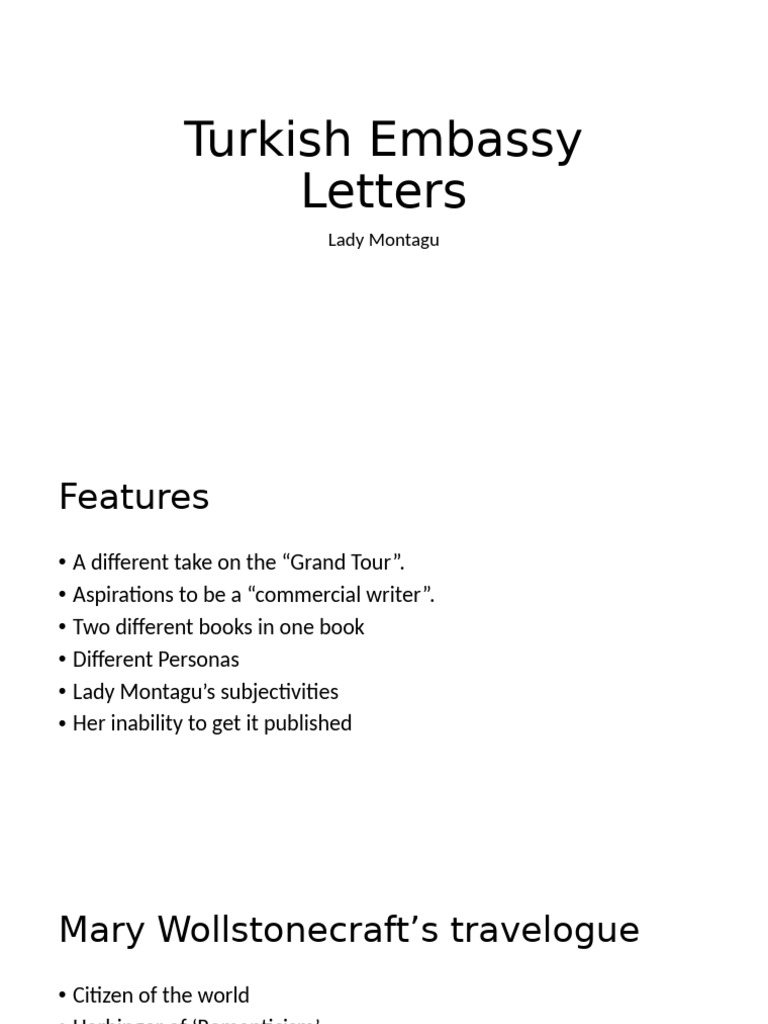 Turkish Embassy Letters | PDF