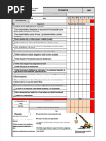 Check List de Grúa | PDF | Equipo | Máquinas