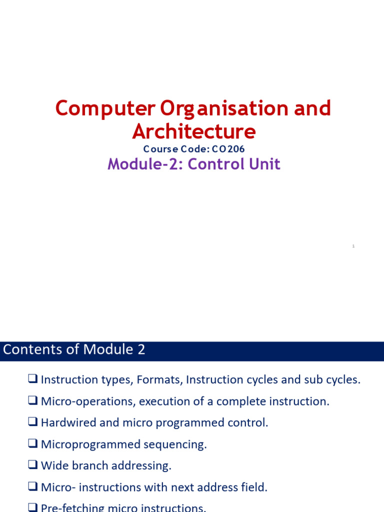 D2ed099funit 202 20 - 20jatin 20sir 20 28PSM 29 20COA 20slides | PDF | Central Processing Unit ...