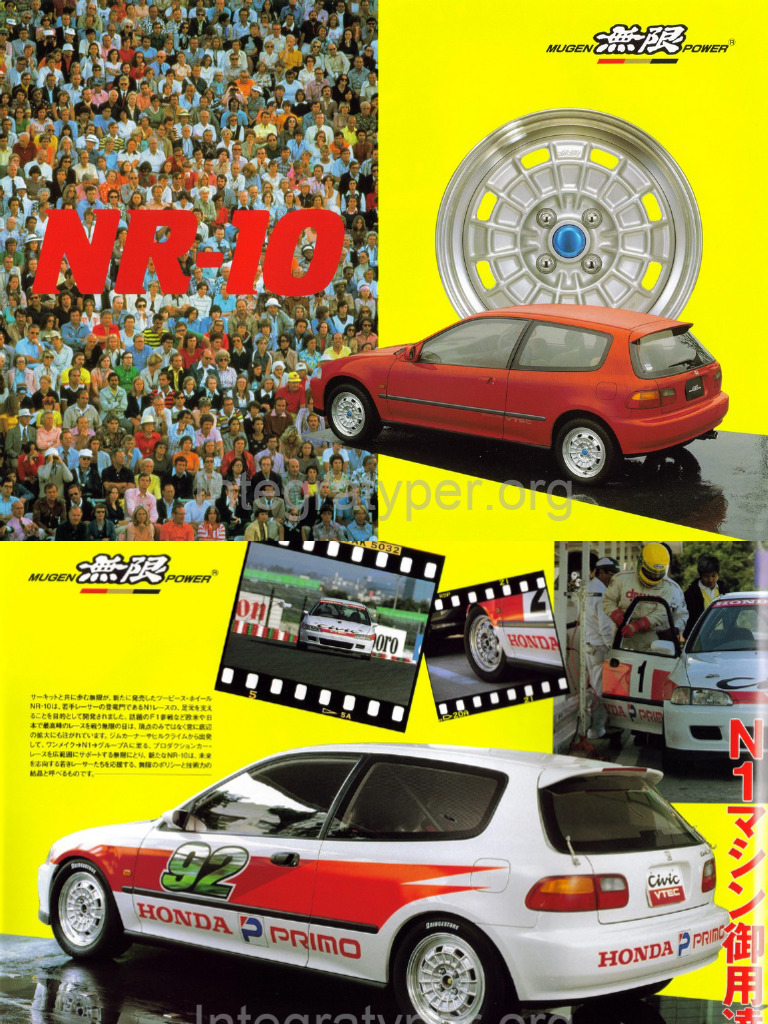 Vdocuments - MX - Mugen NR 10 1991 Wheel Brochure Integra Type R Title ...