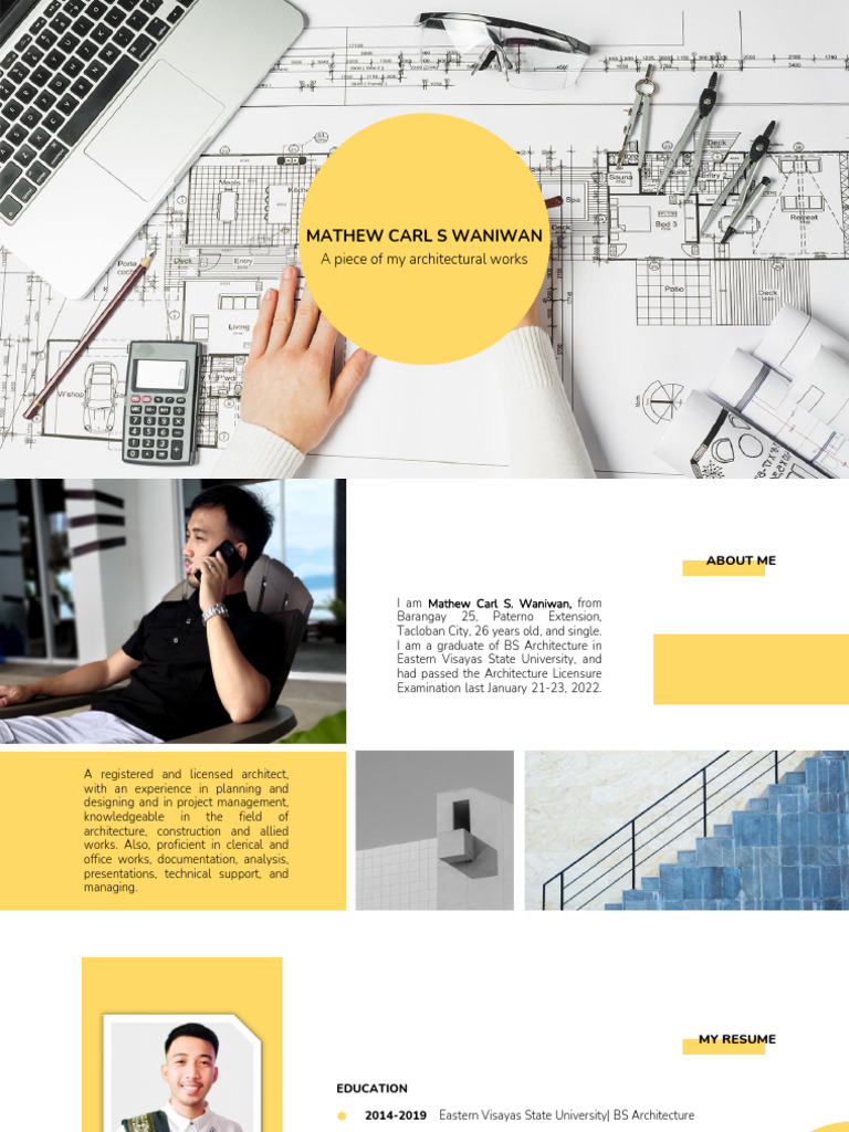 Portfolio - Mathew Carl Waniwan - 023405 | PDF | Buildings And ...