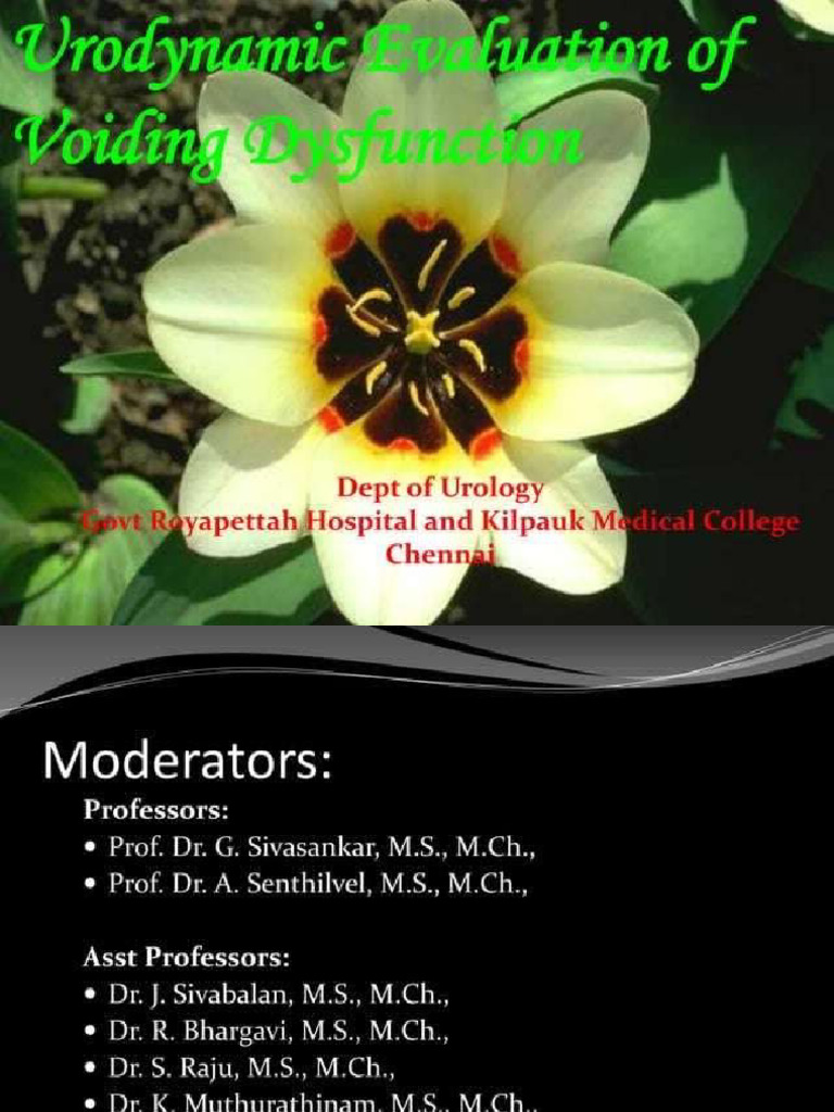 URODYNAMIC EVALUATION | PDF