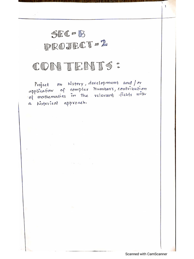 Xi Math Project 2 | PDF