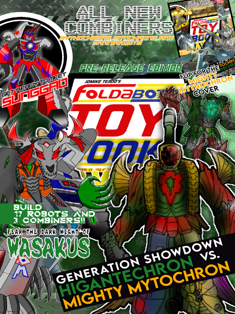 Foldabots Toy Book Reawaken - Pre-Release Edition | PDF