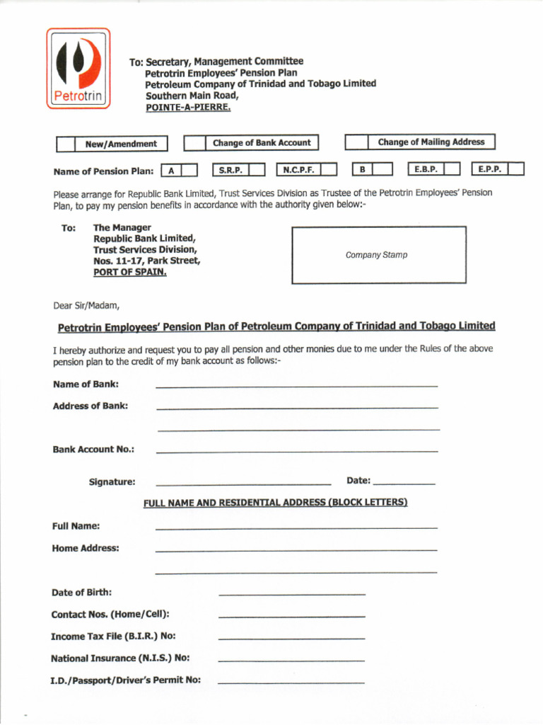 Bank Mandate Form RBL | PDF
