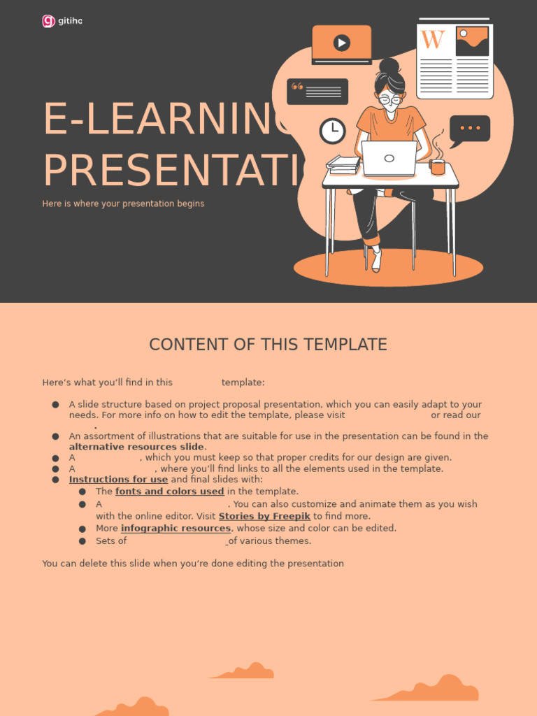 E Learning Presentation | PDF | Planets | Saturn