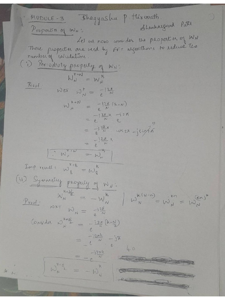 DSP Module 3 | PDF
