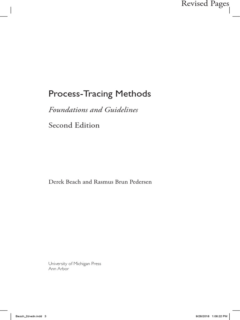 Beach y Pedersen (1) | PDF | Causality | Methodology