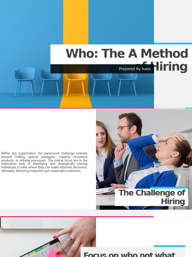 The A Method of Hiring | PDF | Business | Cognition
