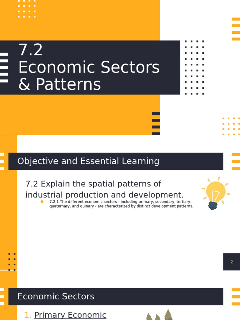 Economic Sectors and Development Patterns | PDF | Economies | Economics
