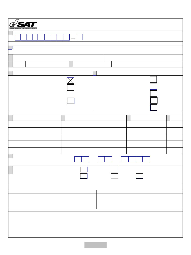 Formulario SAT 452 EDITABLE | PDF