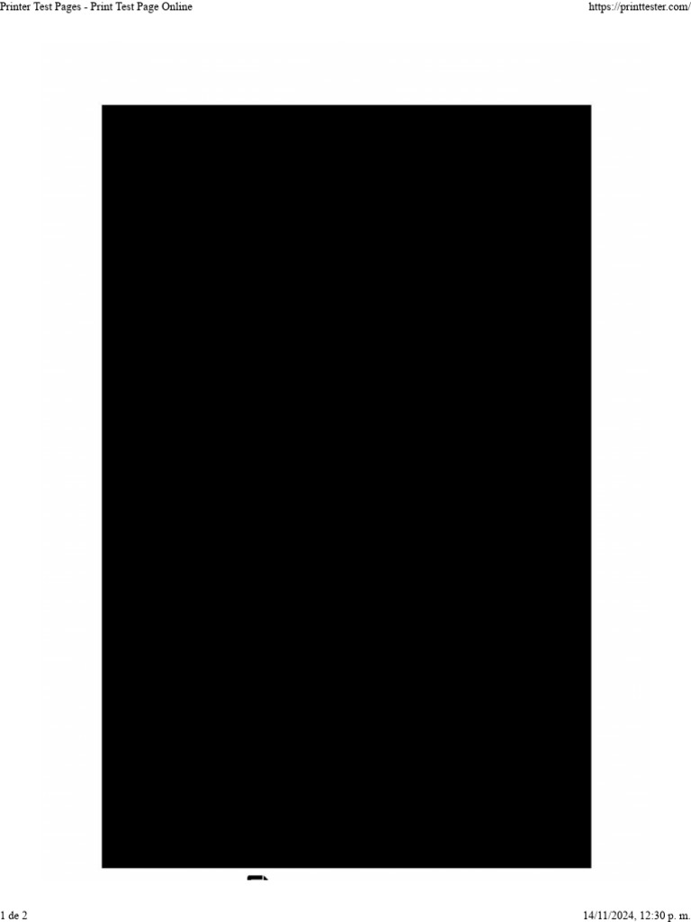 Printer Test Pages - Print Test Page Online | PDF