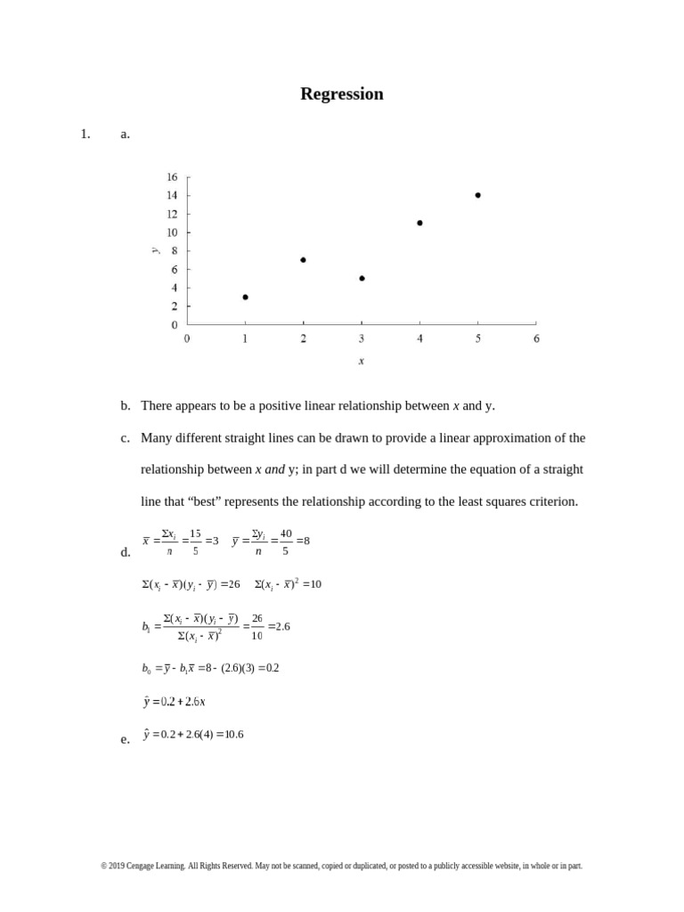 Solution_chapter 14 | PDF | Errors And Residuals | Regression Analysis