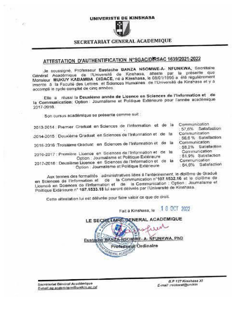 Diplôme | PDF