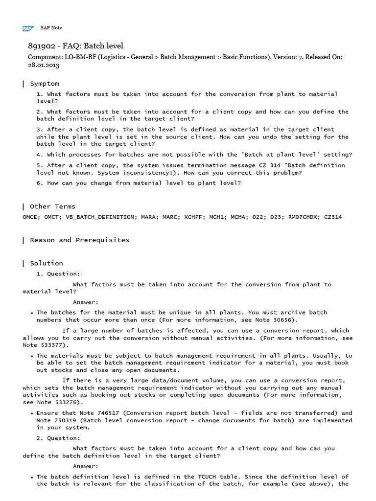 891902_FAQ Batch Level | PDF | Computer Programming | Computing