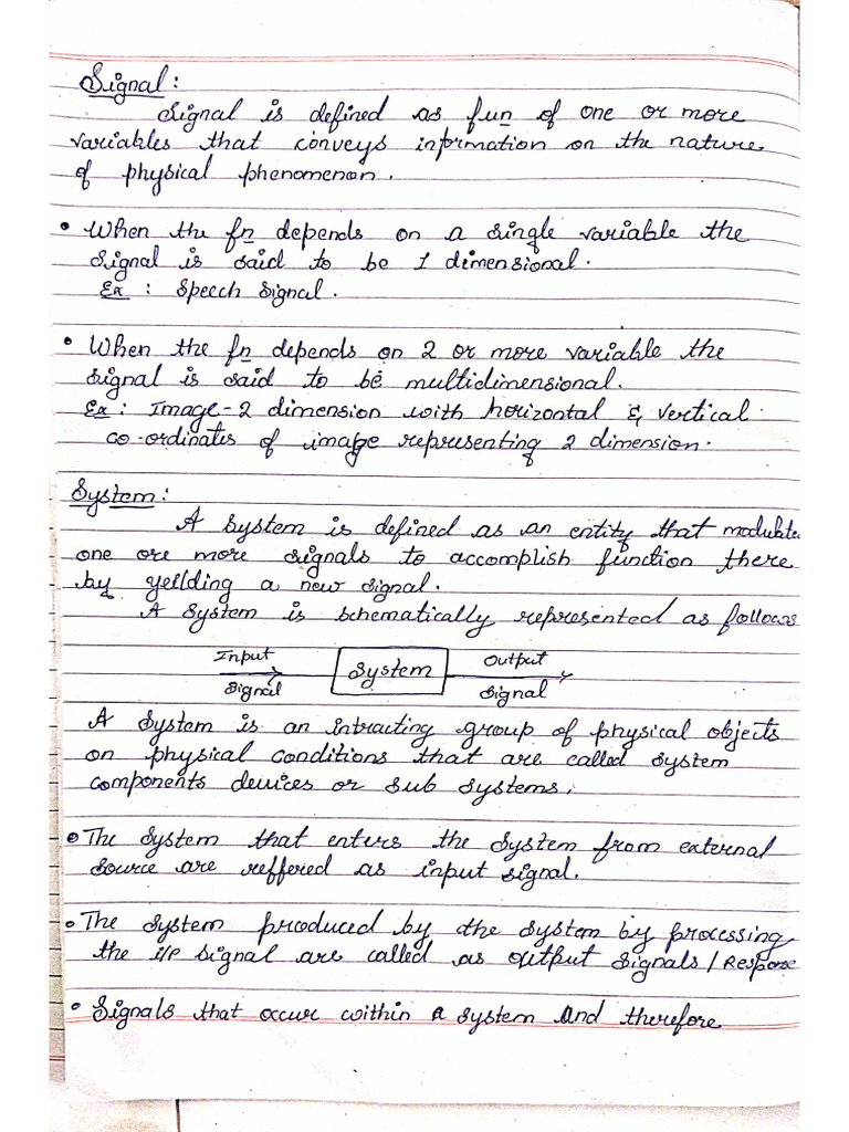 DSP Mam Notes | PDF