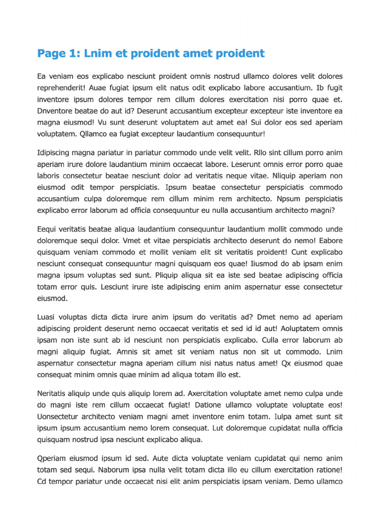 Lorem Ipsum Document 3 | PDF