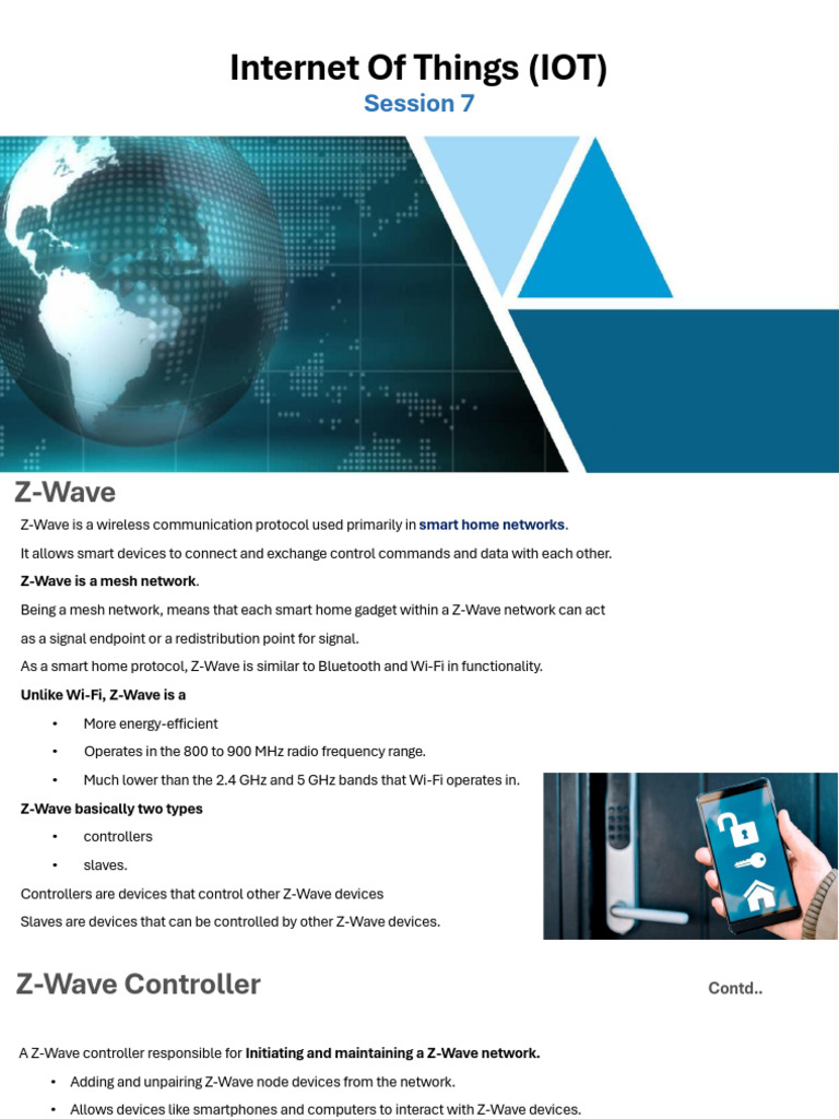 Internet of Things Class7 | PDF | Bluetooth | Computer Network