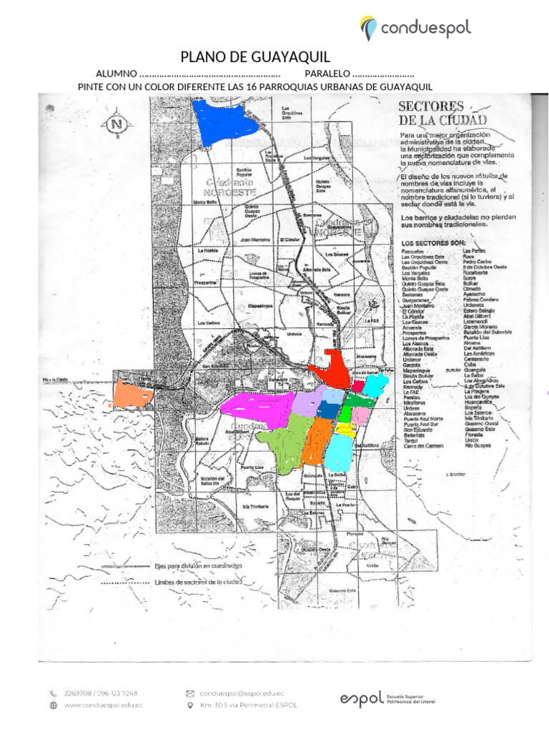Plano de La Ciudad de Guayaquil 2024 | PDF