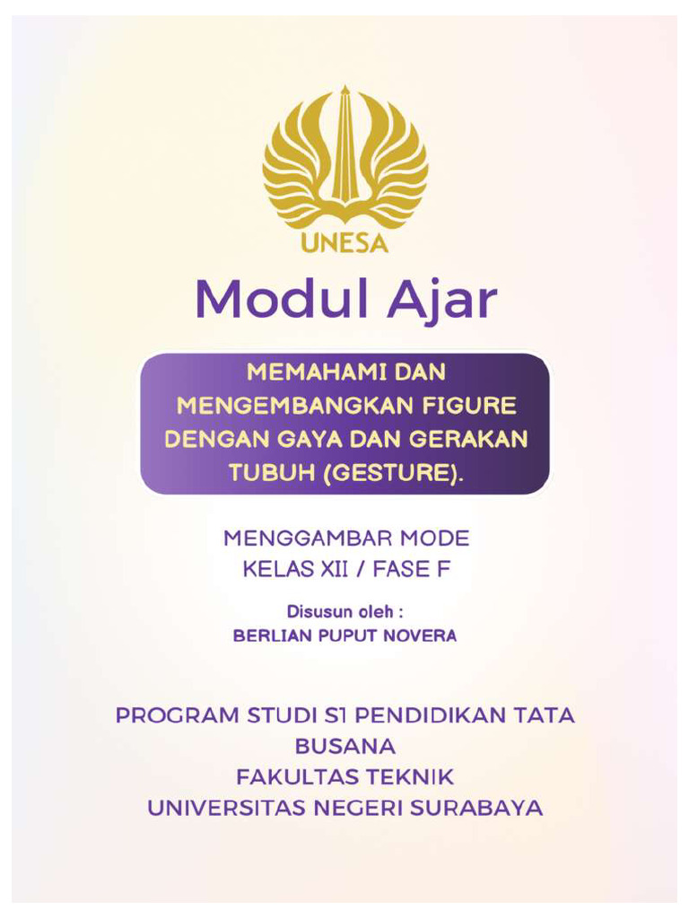 MODUL AJAR FASE F Menggambar Mode-1 | PDF