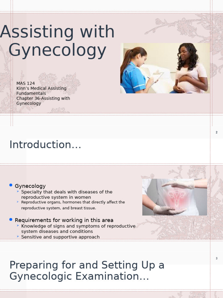 Gynecology Assistance Guide for Medical Assistants | PDF | Birth ...