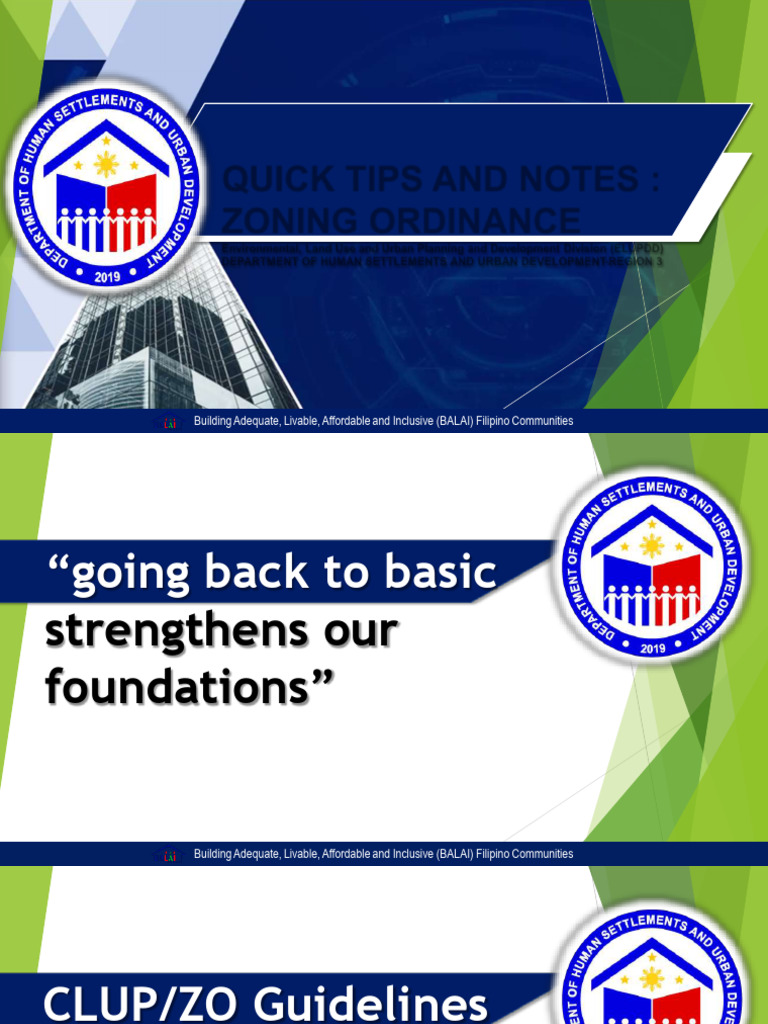 2022-Quick Tips on ZO-Bulacan LLPDCPI | PDF | Zoning | Justice
